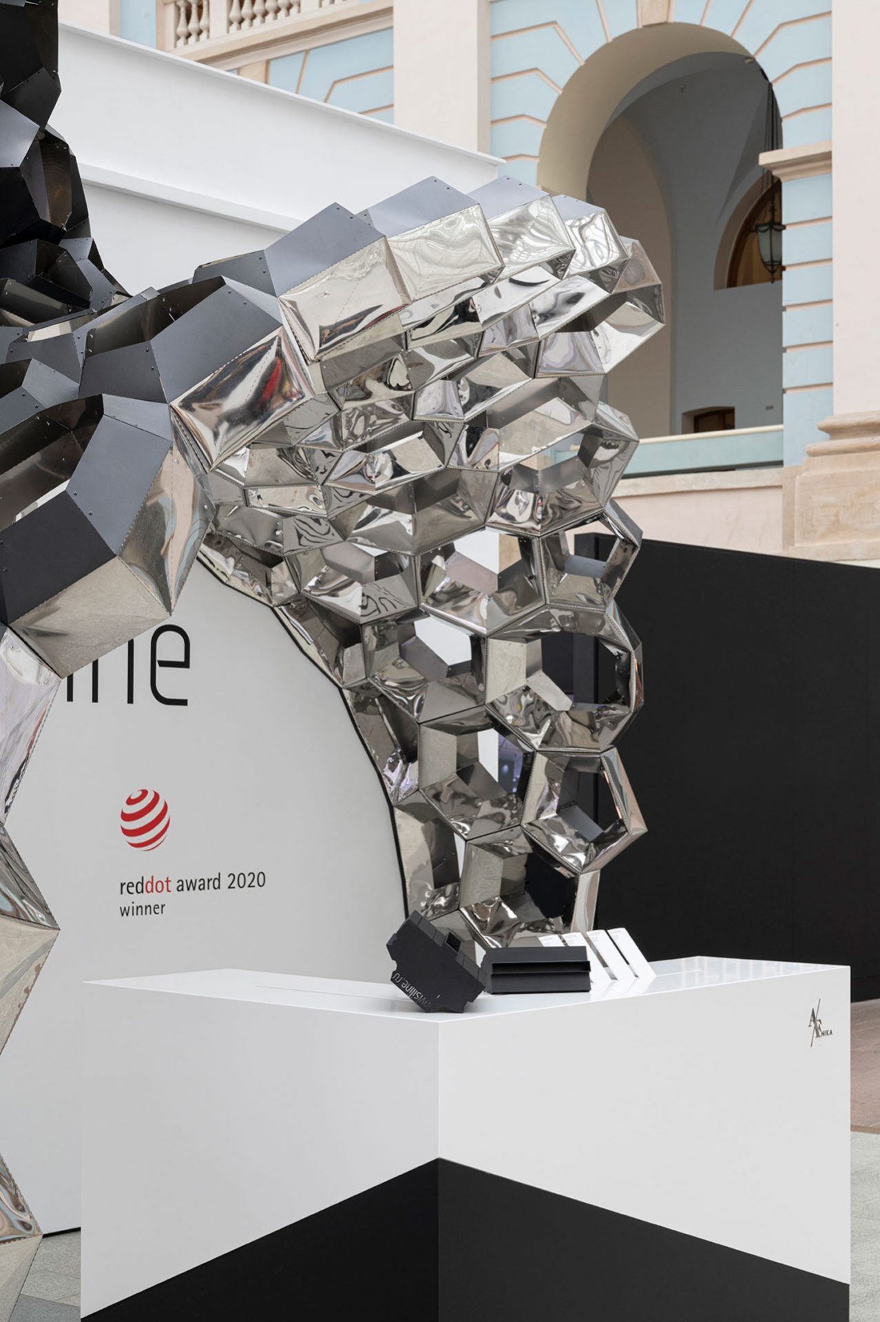 The Shell-Art Object at ArchMoscow Expo by Geometrix Design