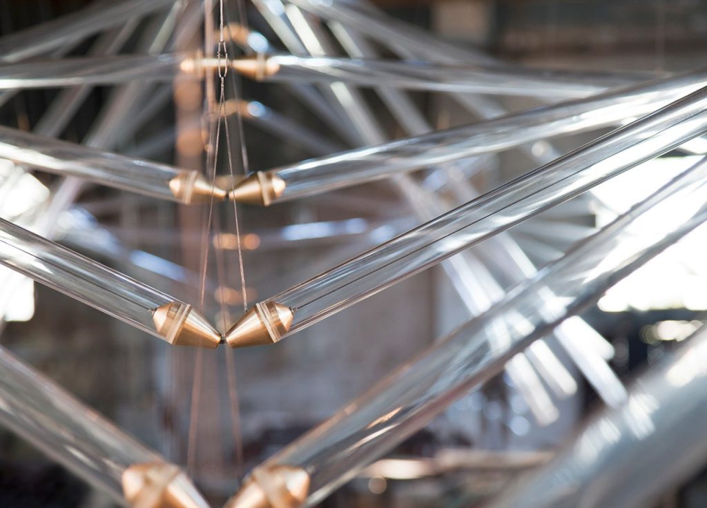 In 20 Steps, Studio Drift's Kinetic Glass Installation