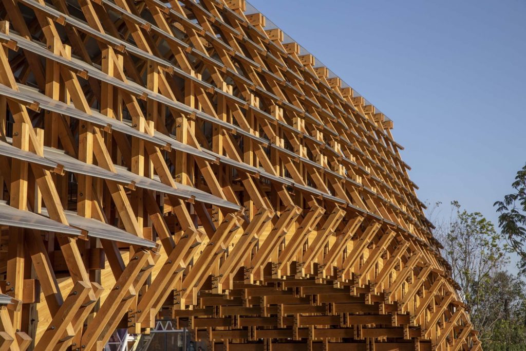 Timber Bridge in Gulou Waterfront By LUO Studio