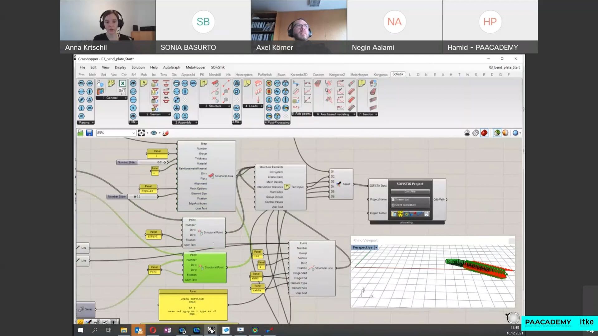 The Elastic Architecture Workshop, Correlating Nature to Kinematics