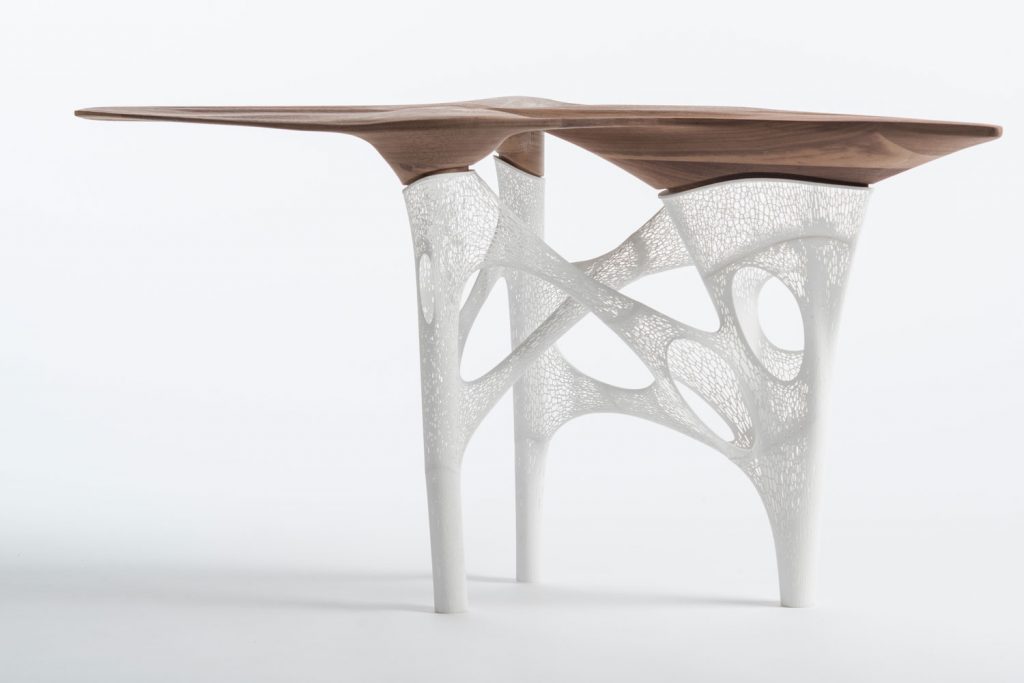 An Innovatively Envisioned 3D Printed Table Design By ALEKSA Studio
