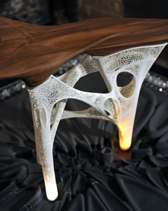 An Innovatively Envisioned 3D Printed Table Design By ALEKSA Studio