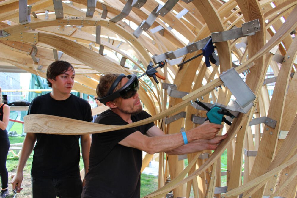 STEAMPUNK Pavilion, Award-Winning Using Traditional Crafting methods