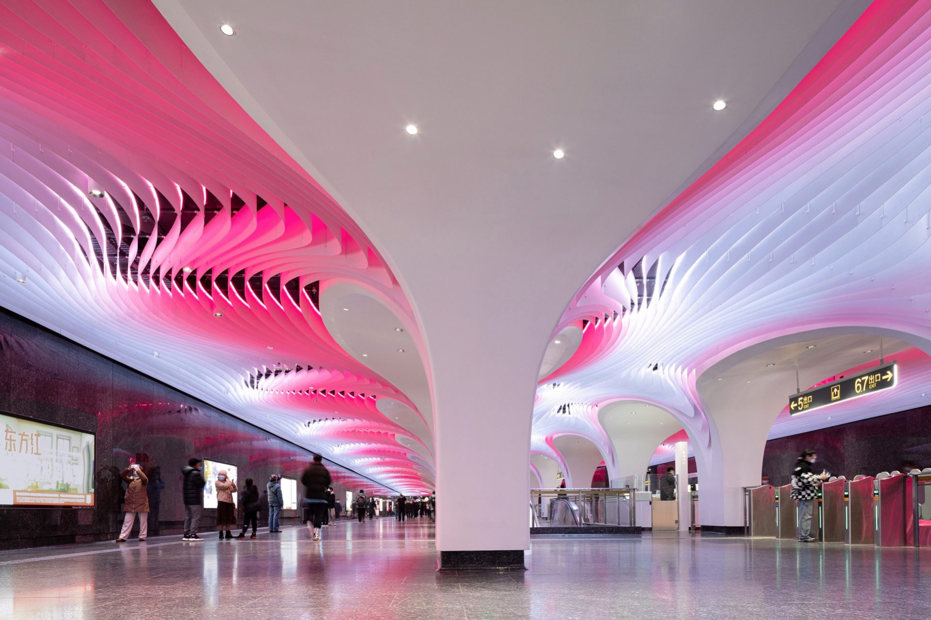 Yuyuan Station XING DESIGN_(14) - Parametric Architecture