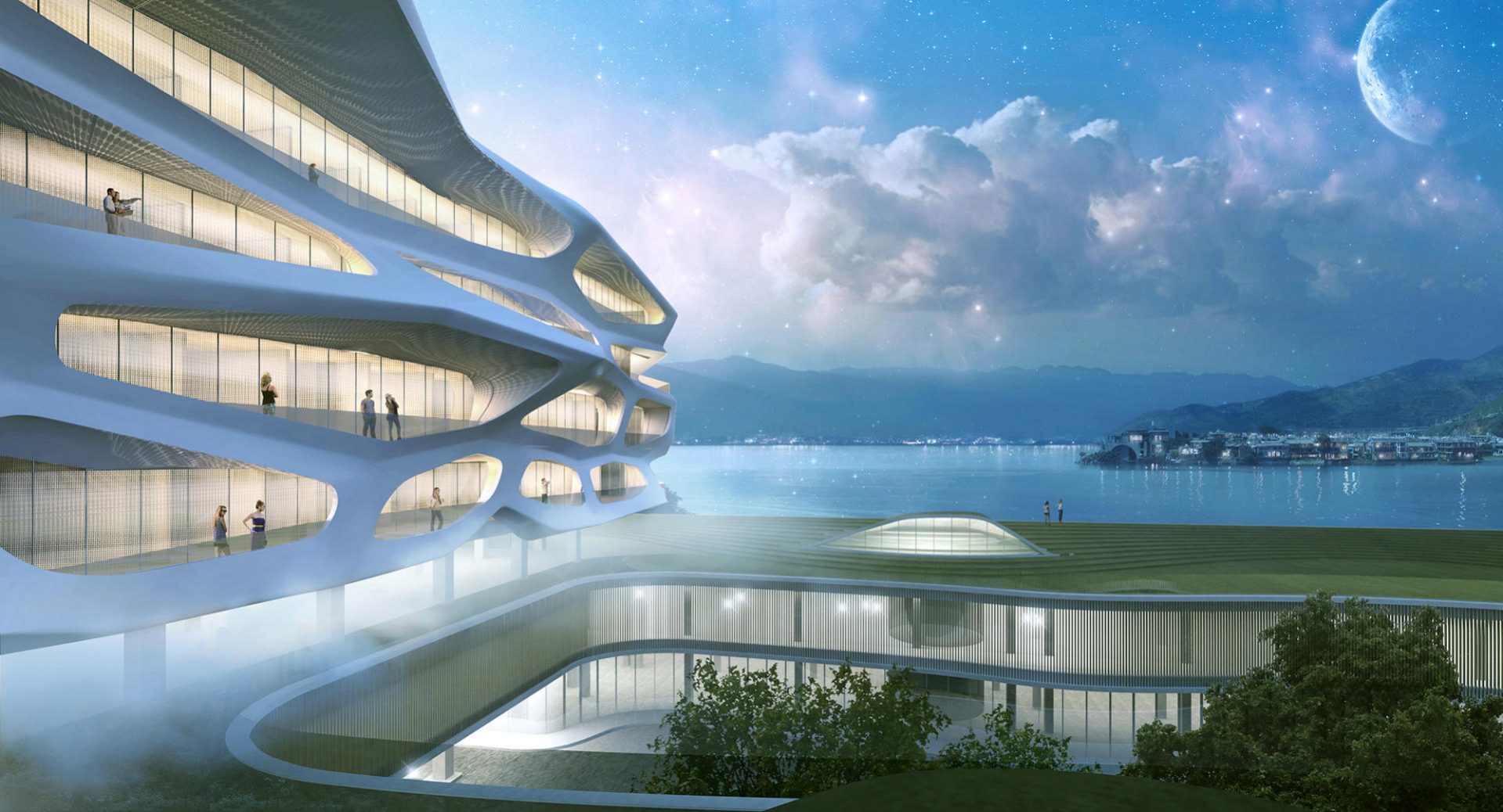 Dali_Nanzhao_Folklore_Island_-1 - Parametric Architecture