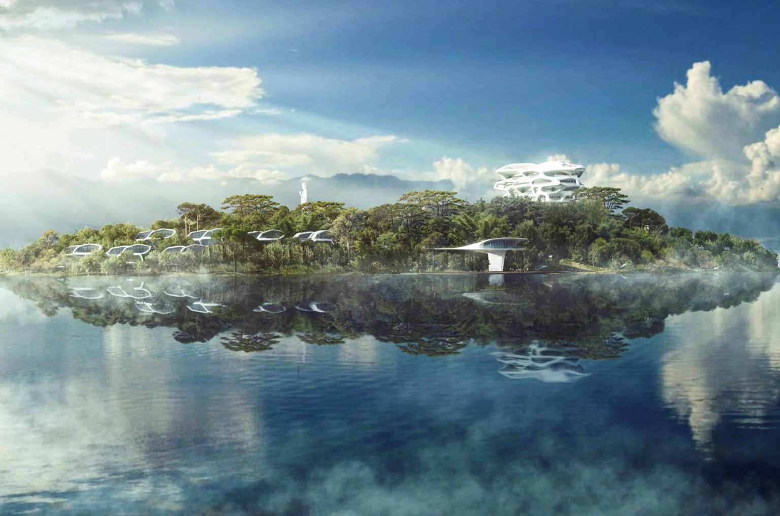 Dali Nanzhao Folklore Island, A Redesigned Project By CAA Architects