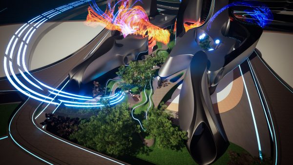 META-Fluid Studio's Nature Curing Hub in Metaverse