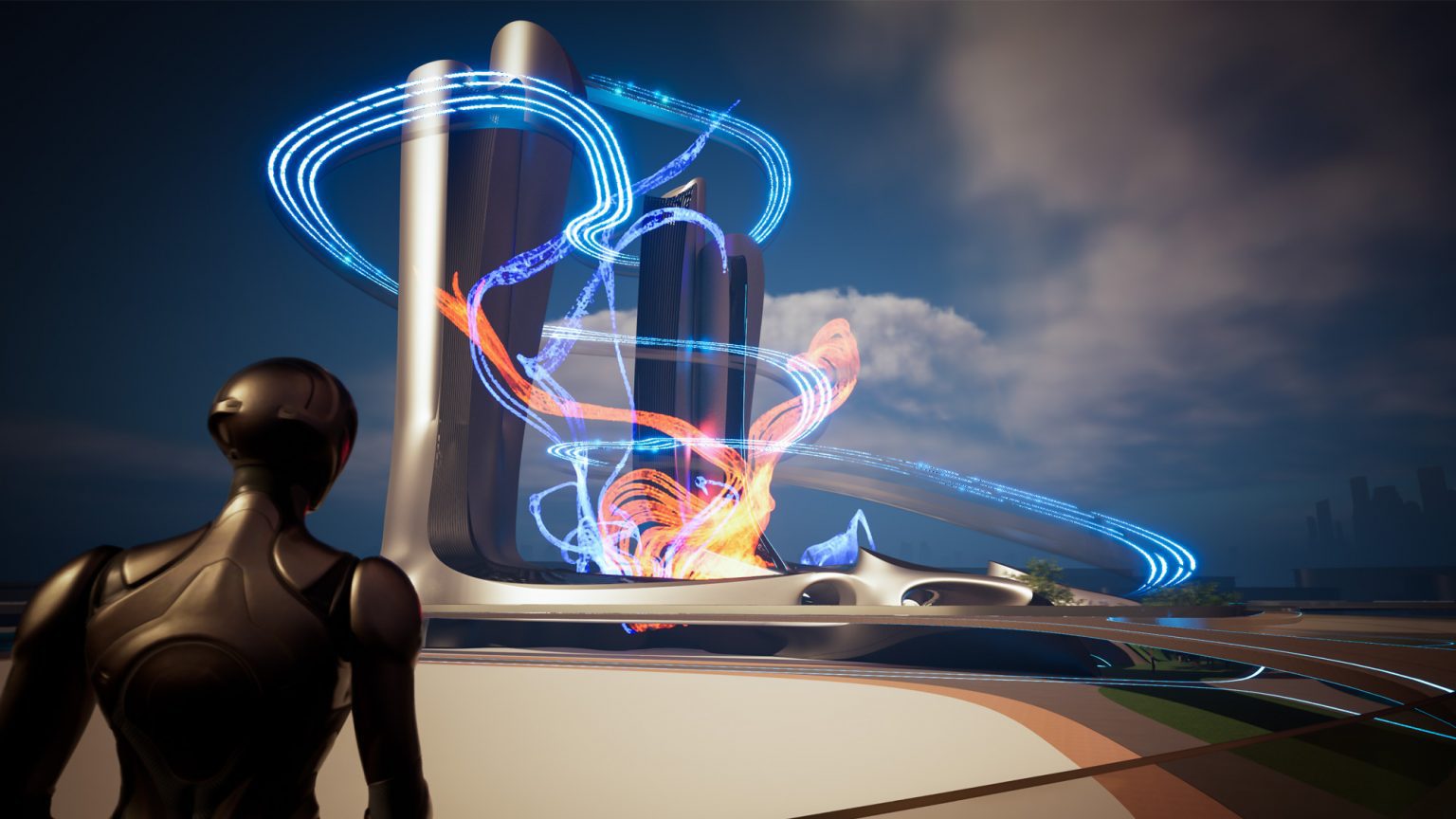 META-Fluid Studio's Nature Curing Hub in Metaverse