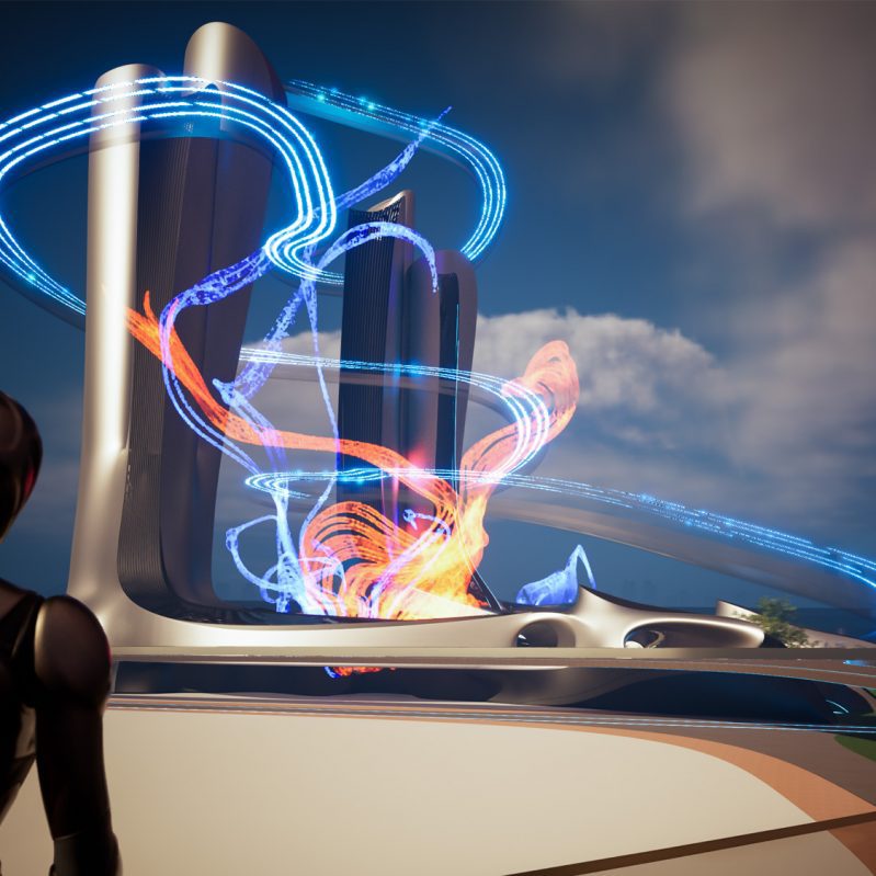 META-Fluid Studio's Nature Curing Hub in Metaverse