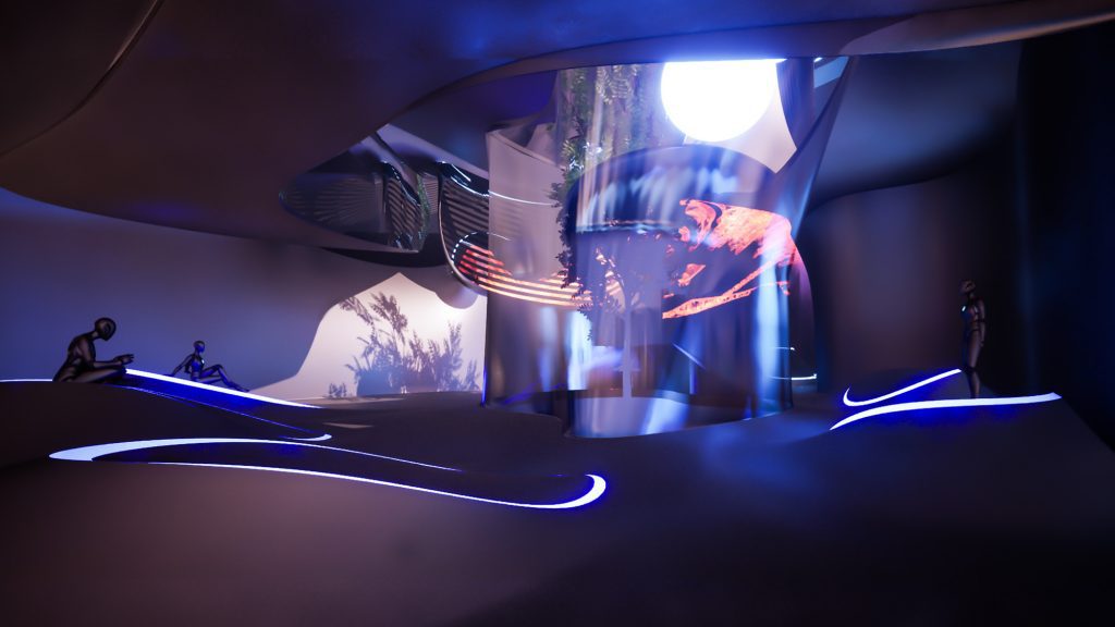 META-Fluid Studio's Nature Curing Hub in Metaverse