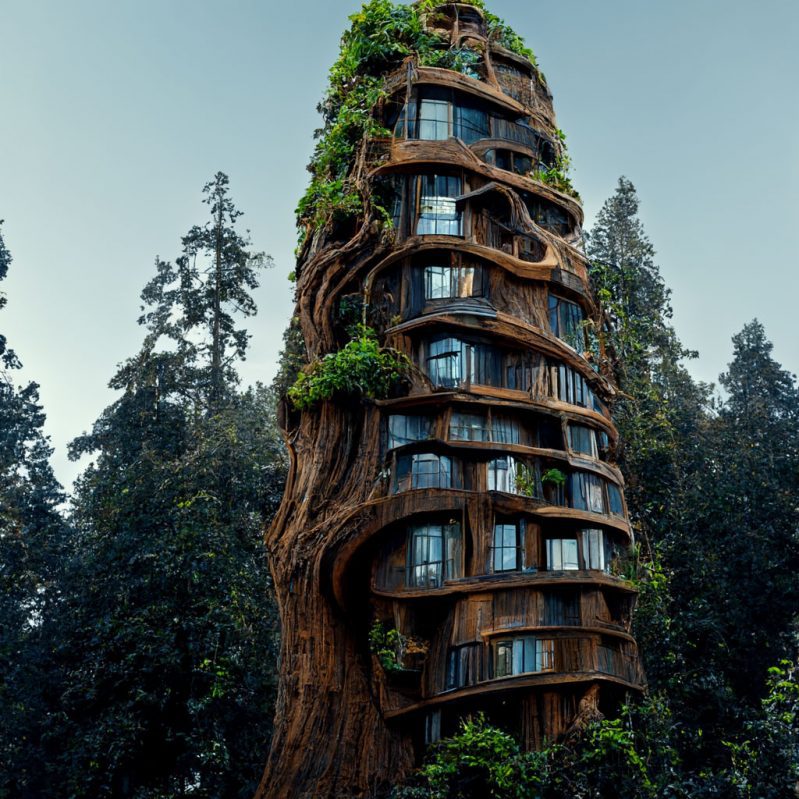 "AI x Symbiotic Architecture" A Self Growing Tower By Manas Bhatia