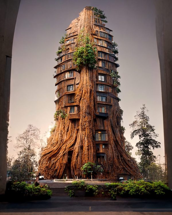 "AI x Symbiotic Architecture" A Self Growing Tower By Manas Bhatia