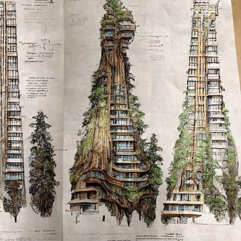 "AI x Symbiotic Architecture" A Self Growing Tower By Manas Bhatia