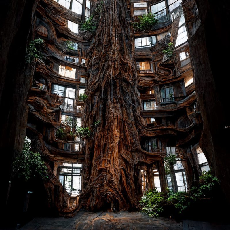 "AI x Symbiotic Architecture" A Self Growing Tower By Manas Bhatia
