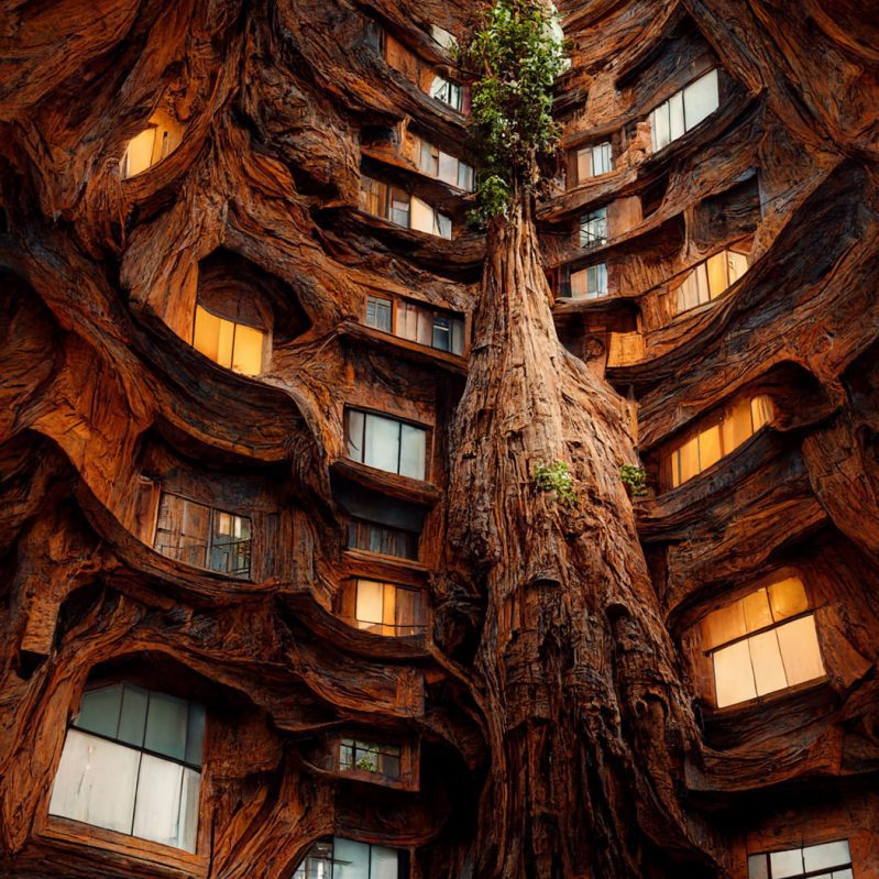 "AI x Symbiotic Architecture" A Self Growing Tower By Manas Bhatia