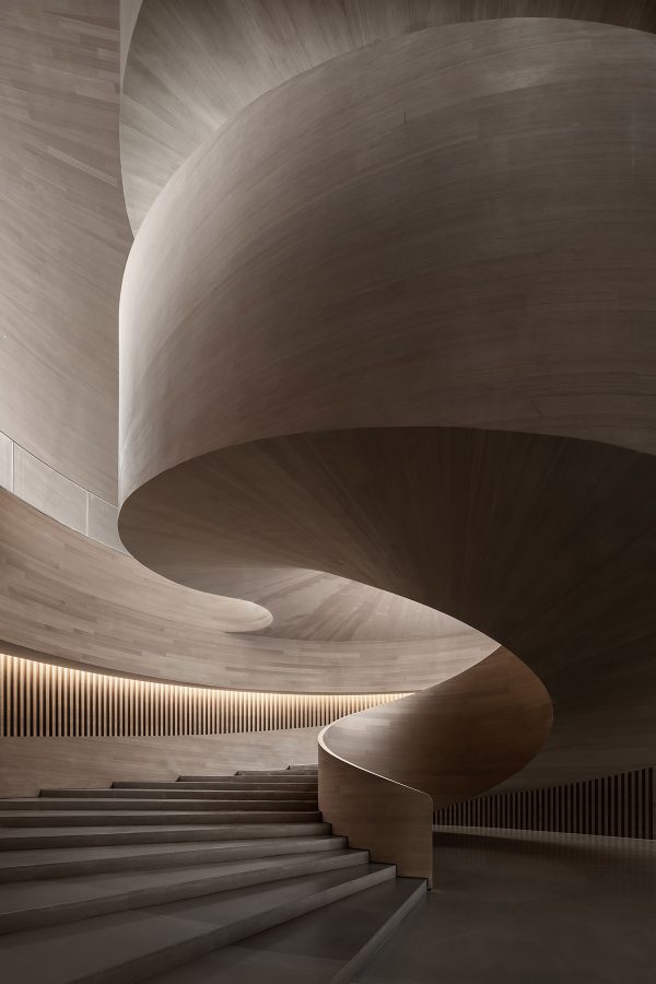 Spatial rhythm and curvaceous volume; art museums by CSD Design