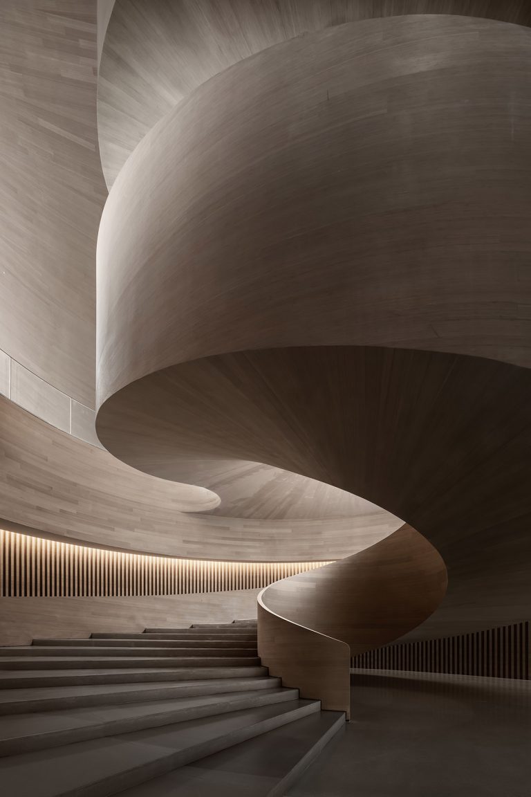 Spatial rhythm and curvaceous volume; art museums by CSD Design