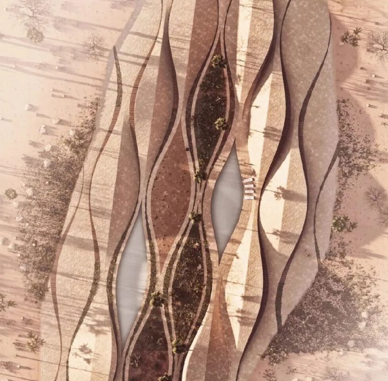 The connection between human-made and nature: Dunes Resort