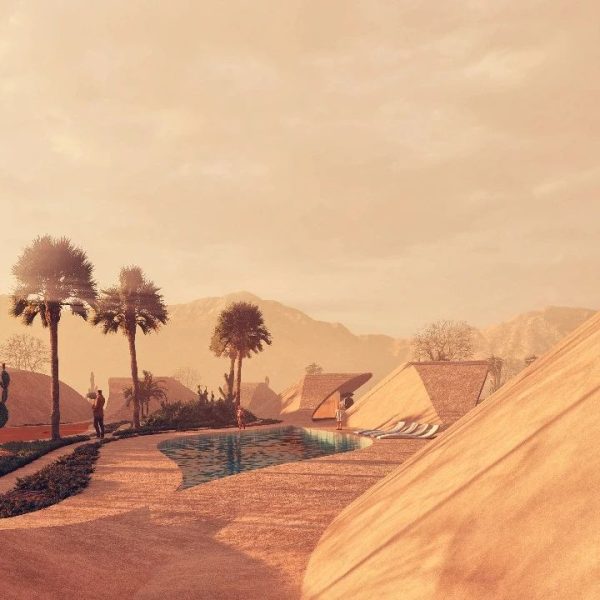 The connection between human-made and nature: Dunes Resort