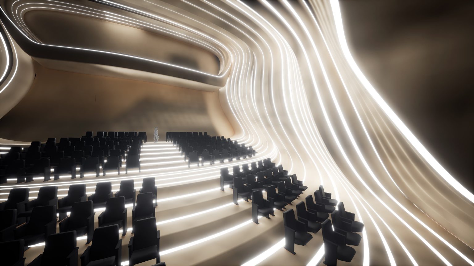 An organic and welcoming virtual experience in "Metamorphic Museum"