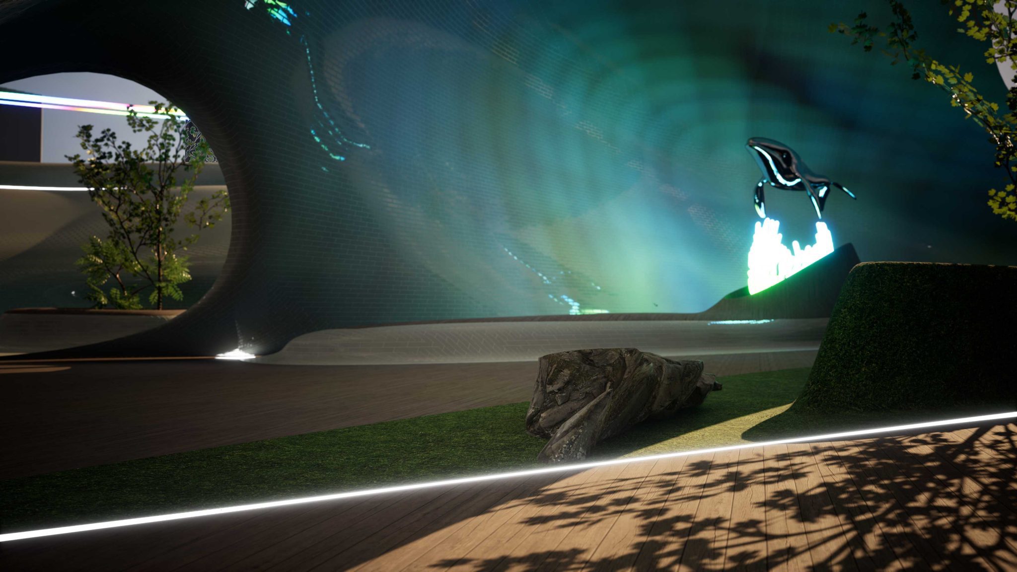 An organic and welcoming virtual experience in "Metamorphic Museum"