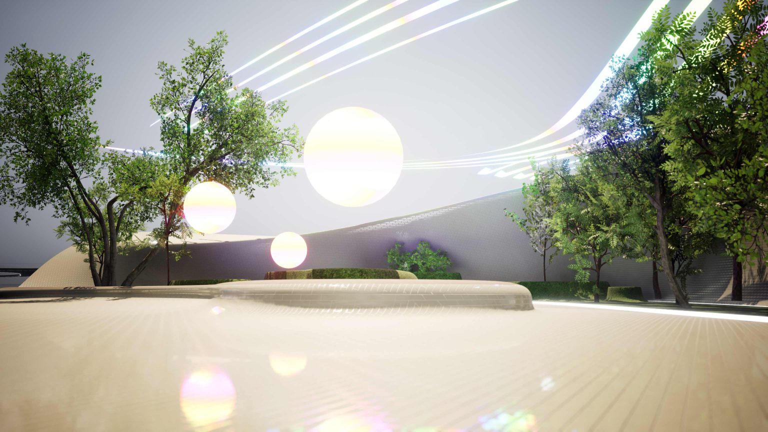 An organic and welcoming virtual experience in "Metamorphic Museum"