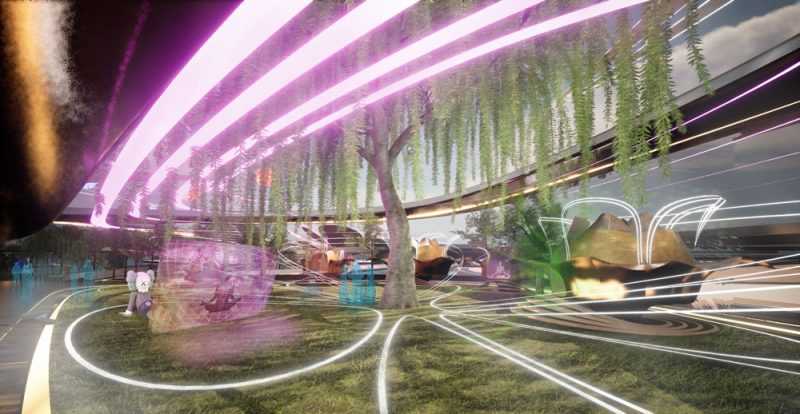 Well-being and relaxation zone in the virtual world; The Lotos