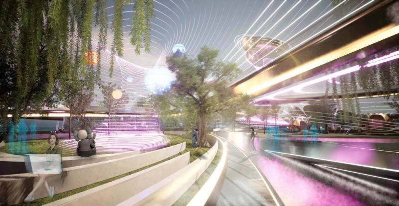 Well-being and relaxation zone in the virtual world; The Lotos