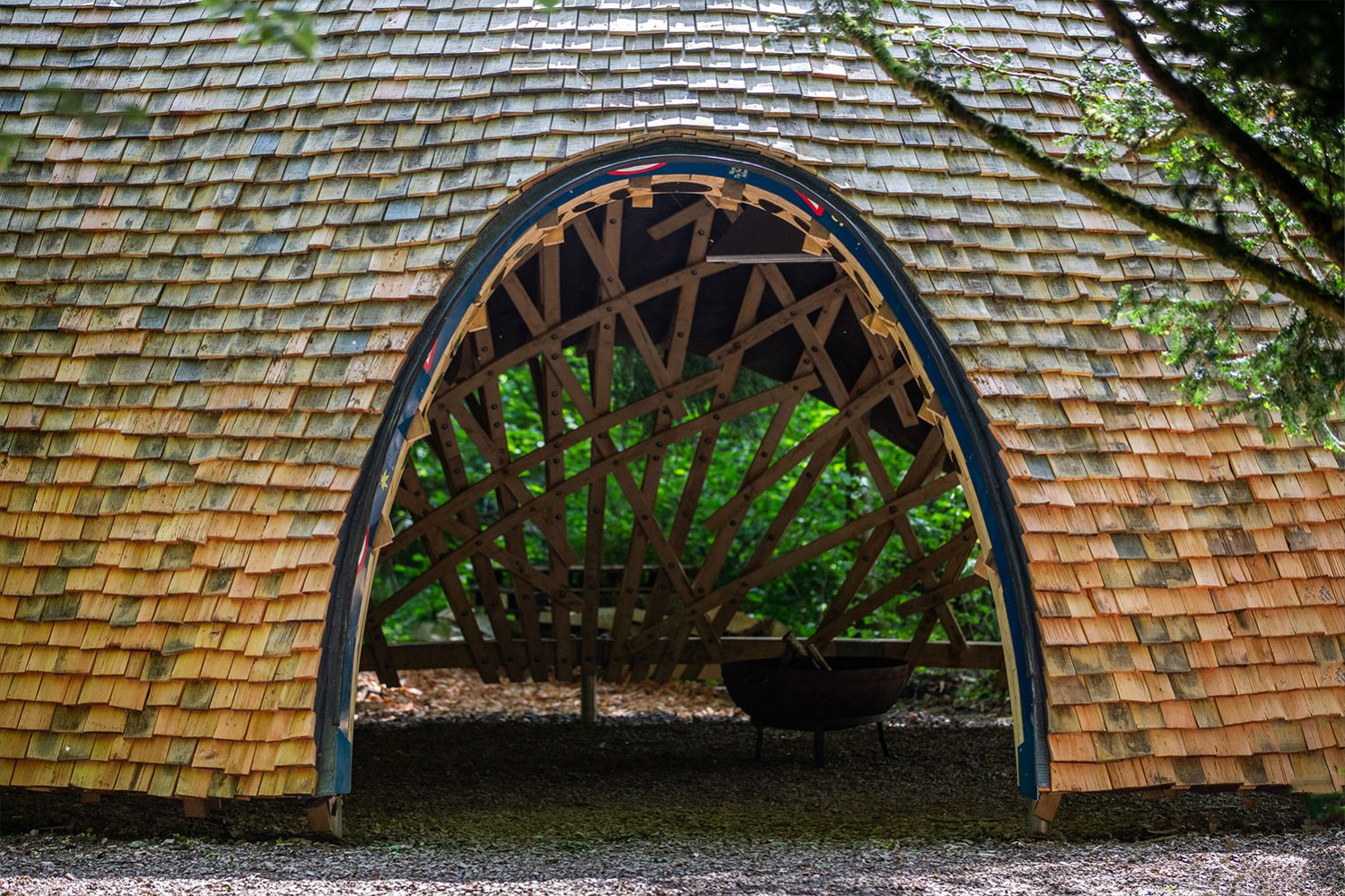 Oak Community Built Shelter: Westonbirt, The National Arboretum