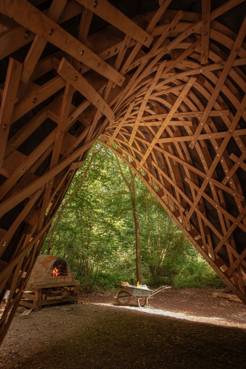 Oak Community Built Shelter: Westonbirt, The National Arboretum