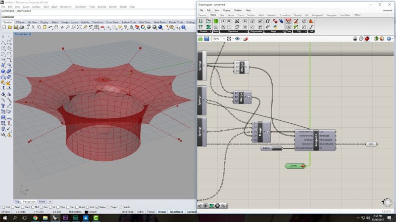Kangaroo 3D: A Form-finding, optimized, and constraint-solving engine