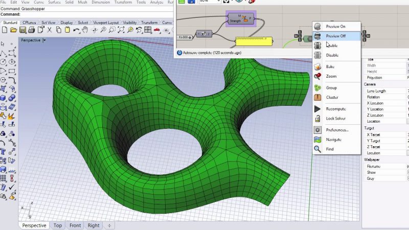 Kangaroo 3d A Form Finding Optimized And Constraint Solving Engine
