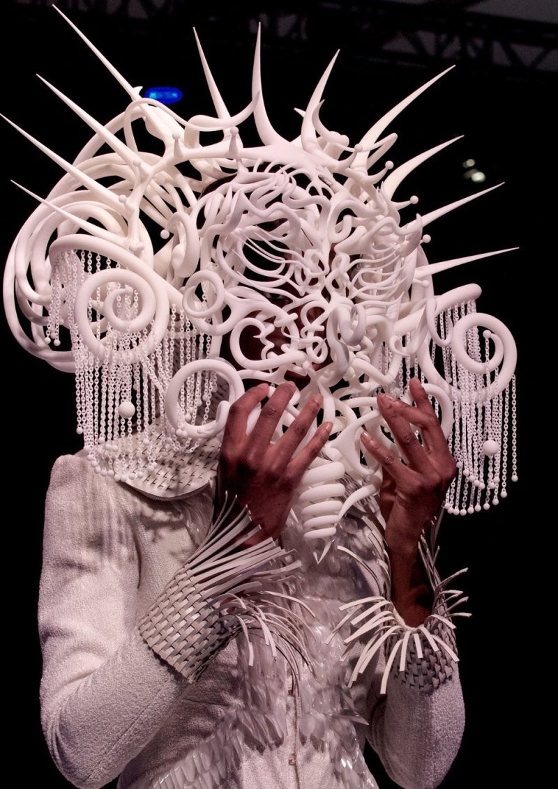 Joshua Harker's 3D-printed “Quixotic Divinity” Headdress - 3DSHOES.COM