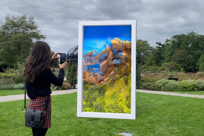 Augmented reality contemporary art exhibition: Seeing the Invisible