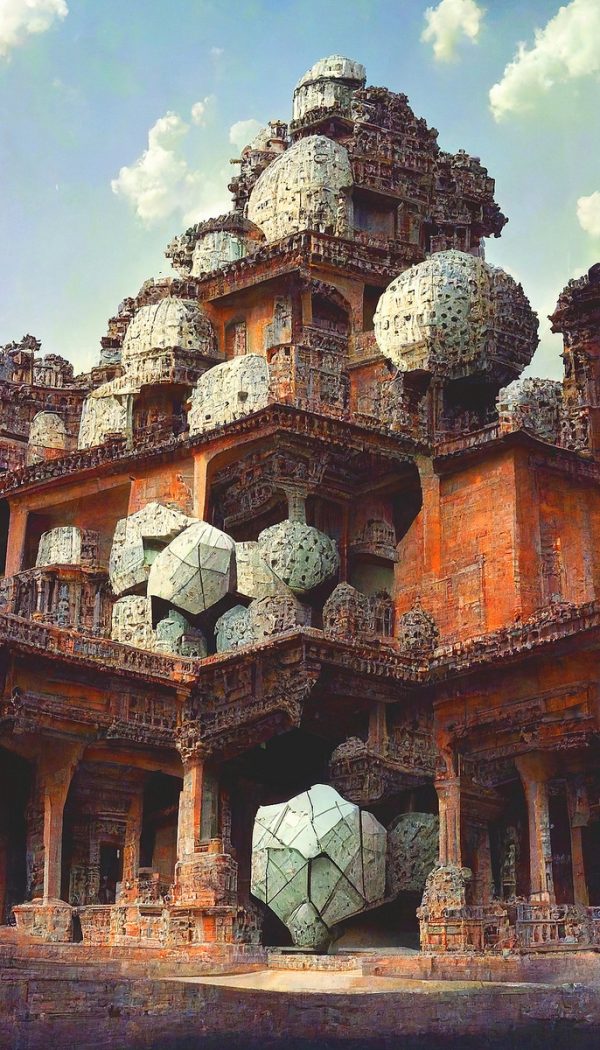 Tapan_Ancient_Indian_palace_fused_with_Archimedean_solids_1 ...
