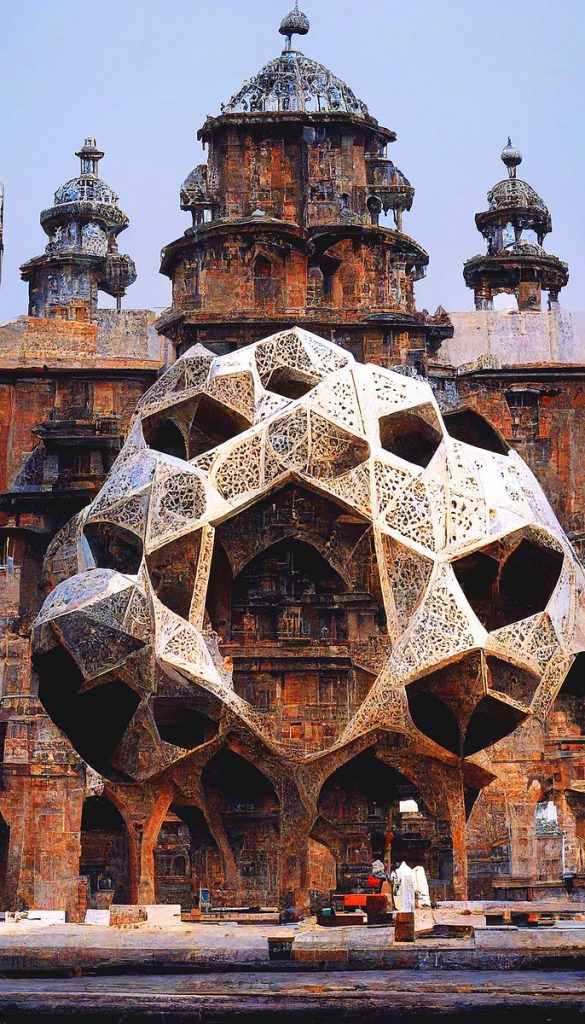 Artificial Intelligent and culture AI x Archimedean Ahmedabad - Parametric Architecture | Hiswai