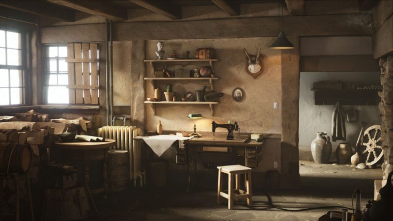 Architectural visualization by using game engines