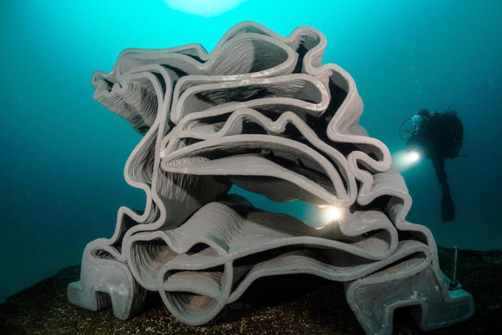 3D-printed artificial reefs to restore coral ecosystems