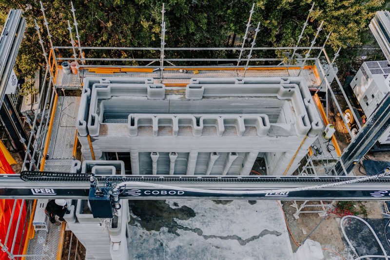 The first multistory 3D-printed structure in the United States