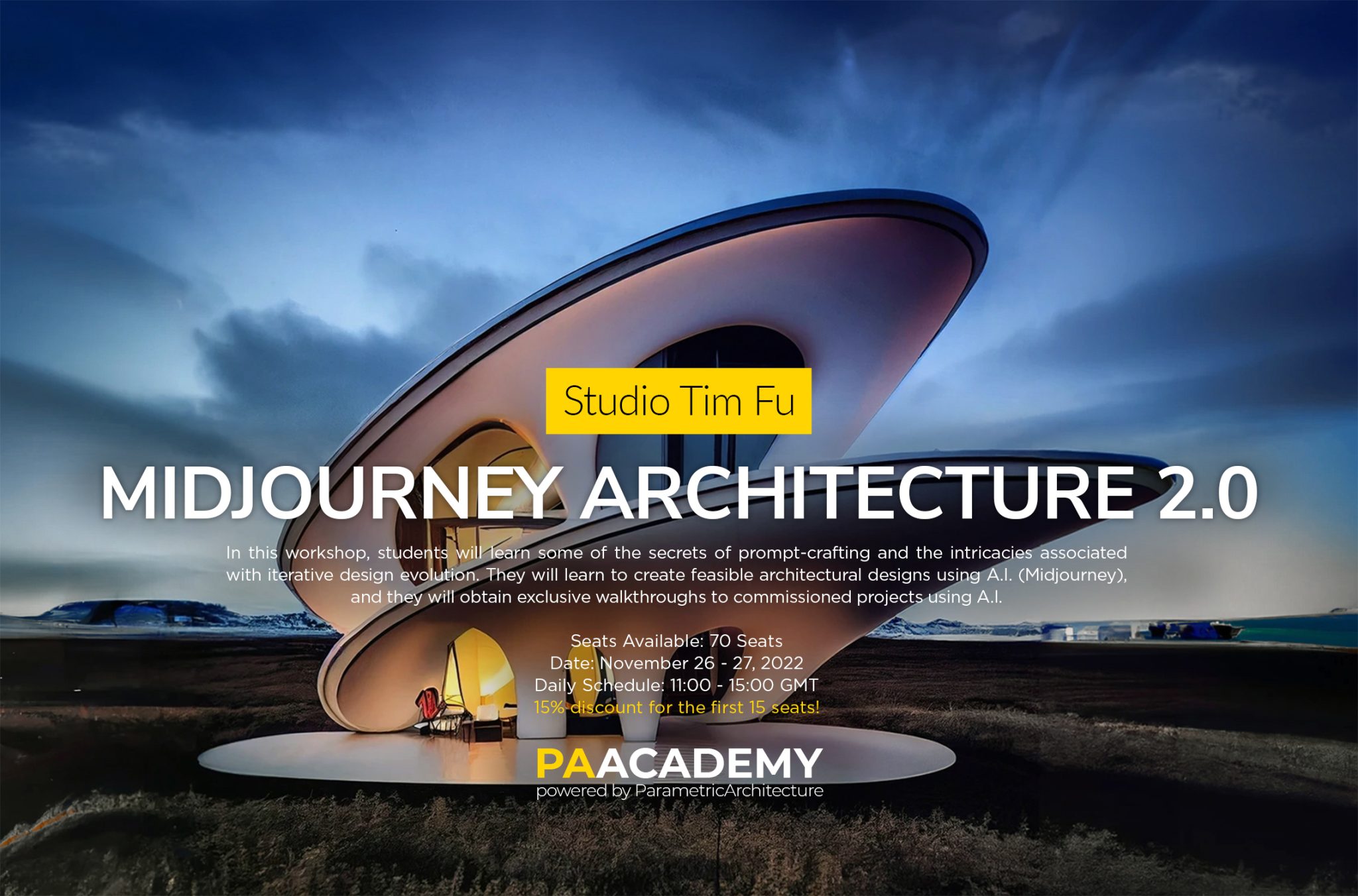 Midjourney Architecture 2.0 / Studio Tim Fu