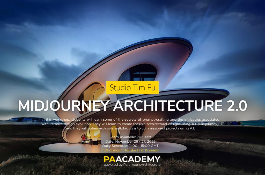 Midjourney Architecture 2.0 / Studio Tim Fu