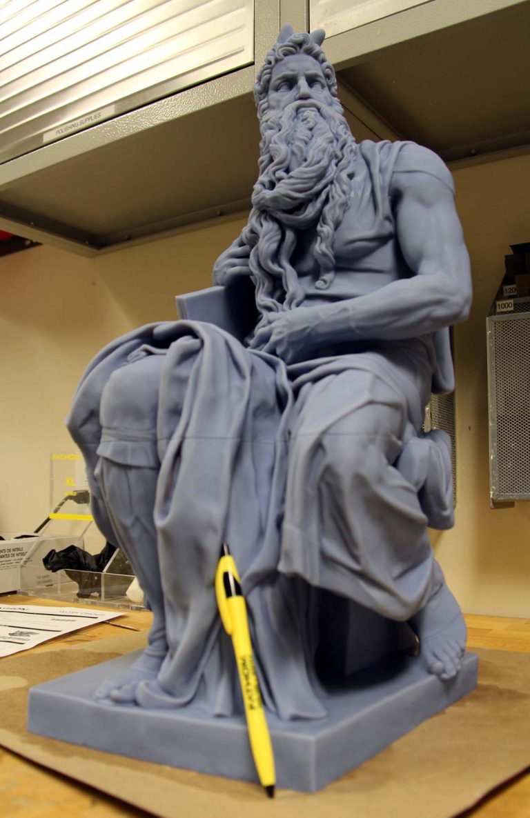 Recreating Michelangelo’s sculptures with 3D scanners and printers