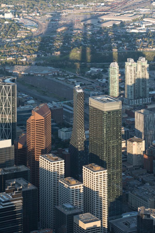 BIG published the first photographs of the Telus Sky and Vancouver House