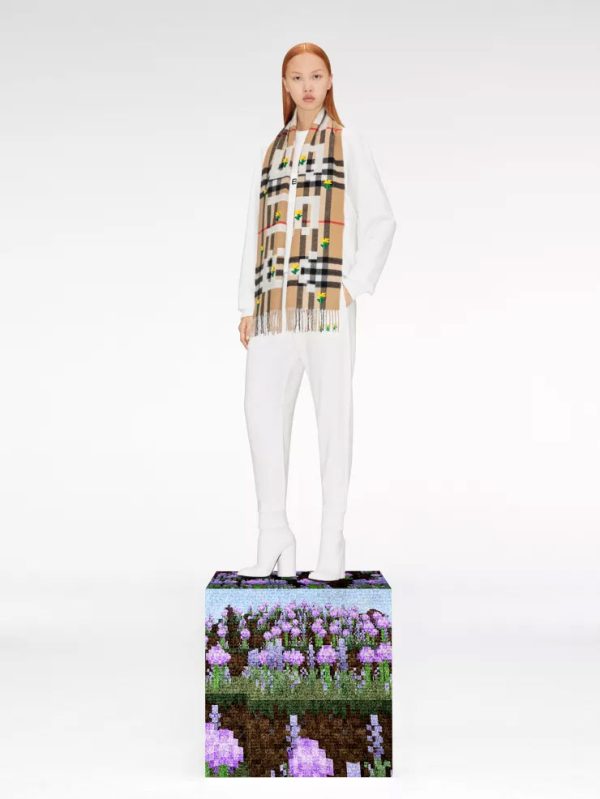 Burberry released a digital clothing collection in the Minecraft universe