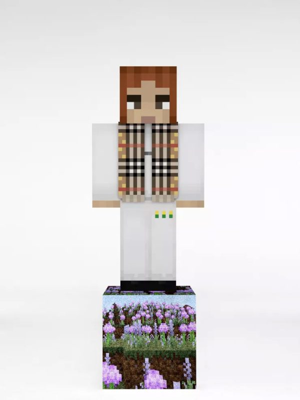 Burberry released a digital clothing collection in the Minecraft universe