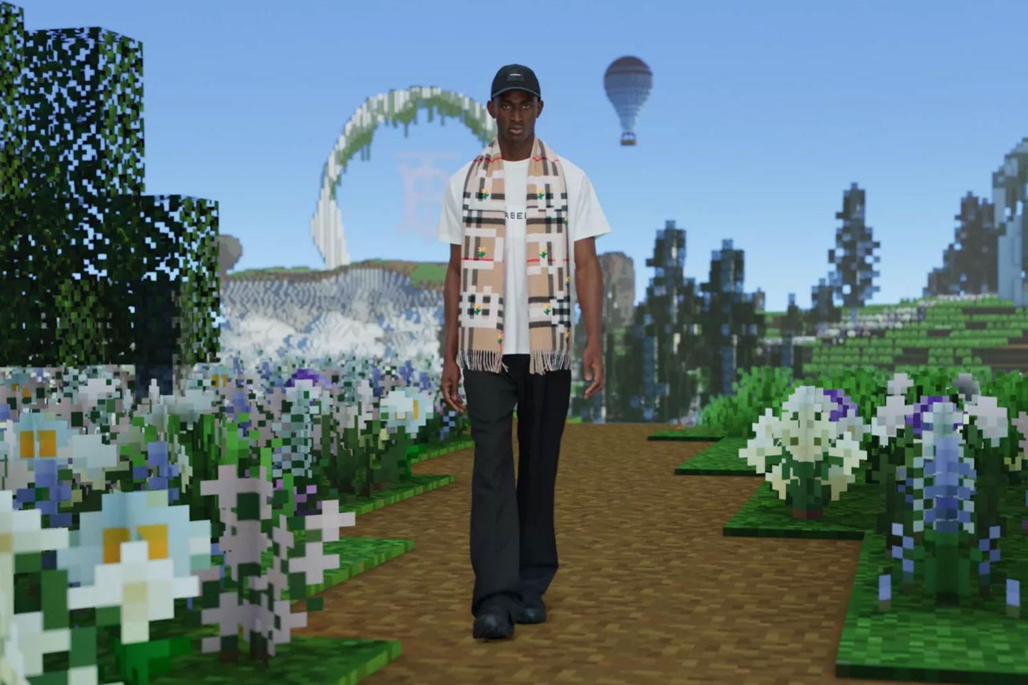 Burberry released a digital clothing collection in the Minecraft universe