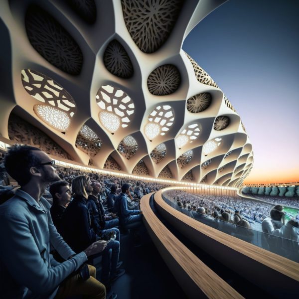 OCEANIUMS, a biomimetic generation of floating stadiums