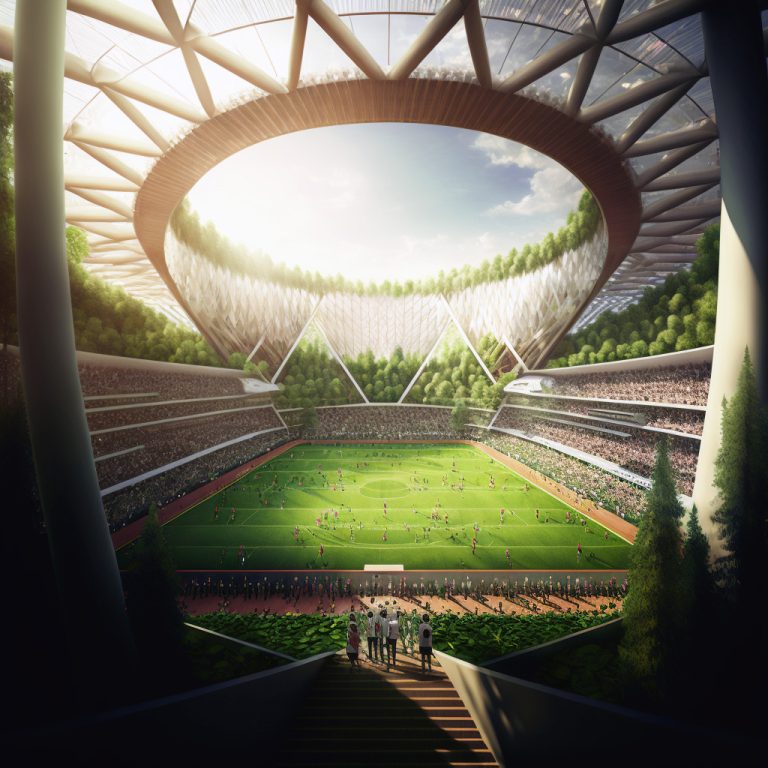 OCEANIUMS, a biomimetic generation of floating stadiums