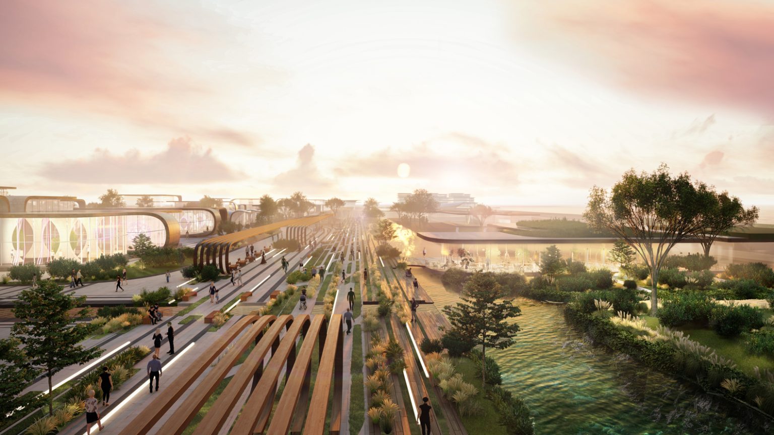 Modular pavilions for Odesa Expo 2030 by Zaha Hadid Architects Modular pavilions for Odesa Expo 2030 by Zaha Hadid Architects
