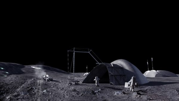 3D-printed Lunar structure developed by NASA and AI Space Factory